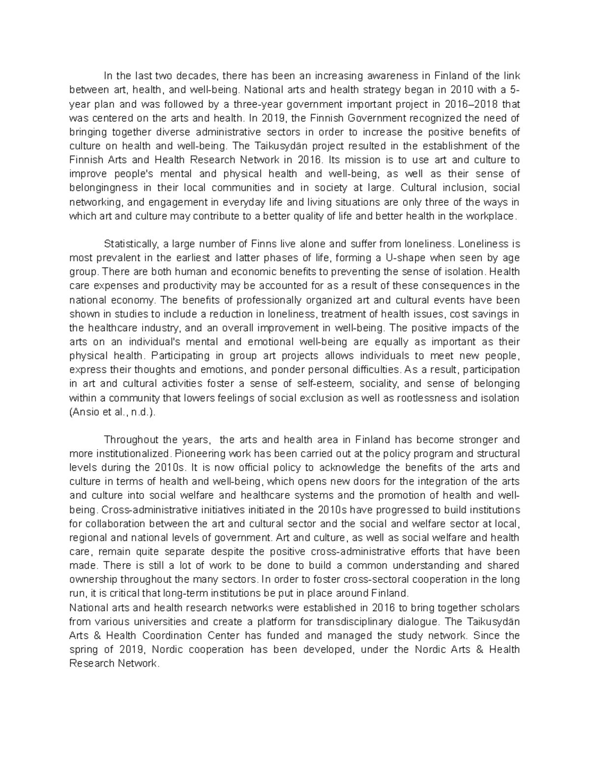 Activity-1-syrene - Notes - In the last two decades, there has been an ...