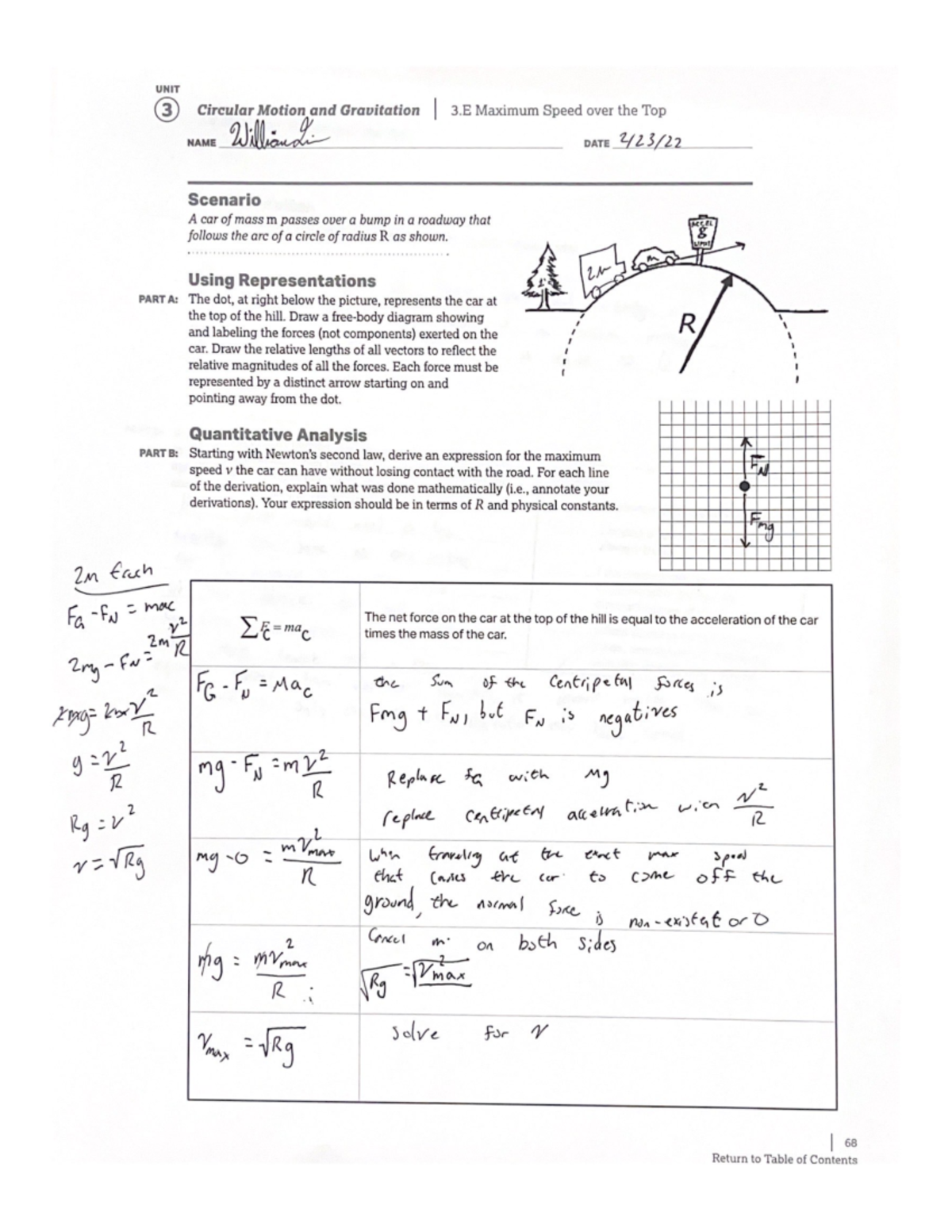 3.03 EF - Physical lab for centripetal forces and acceleration - 22hh34 ...