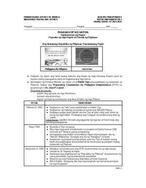 3RD LONG EXAM - AP8 - HISTORY - Mahabang Pagsusulit IKATLONG MARKAHAN S ...