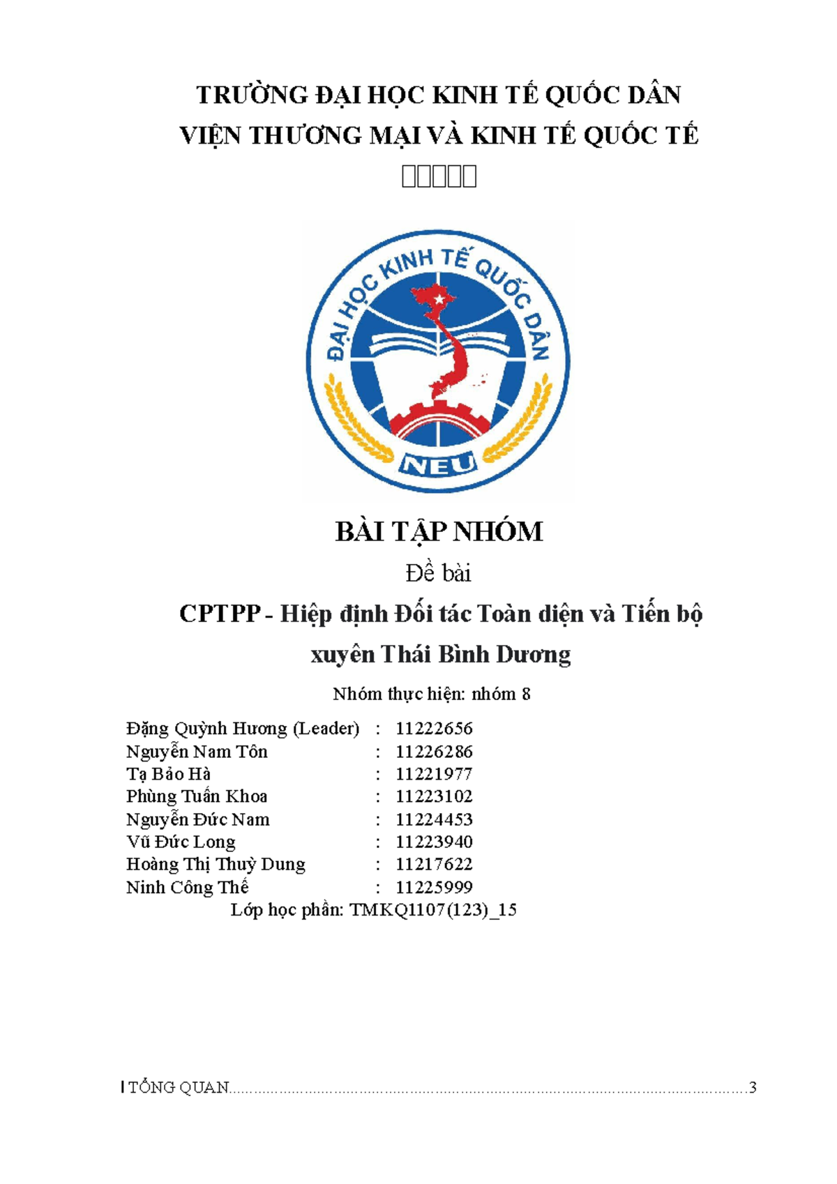 Hnktqt nhom 8 - fgrg - TRƯỜNG ĐẠI HỌC KINH TẾ QUỐC DÂN VIỆN THƯƠNG MẠI ...