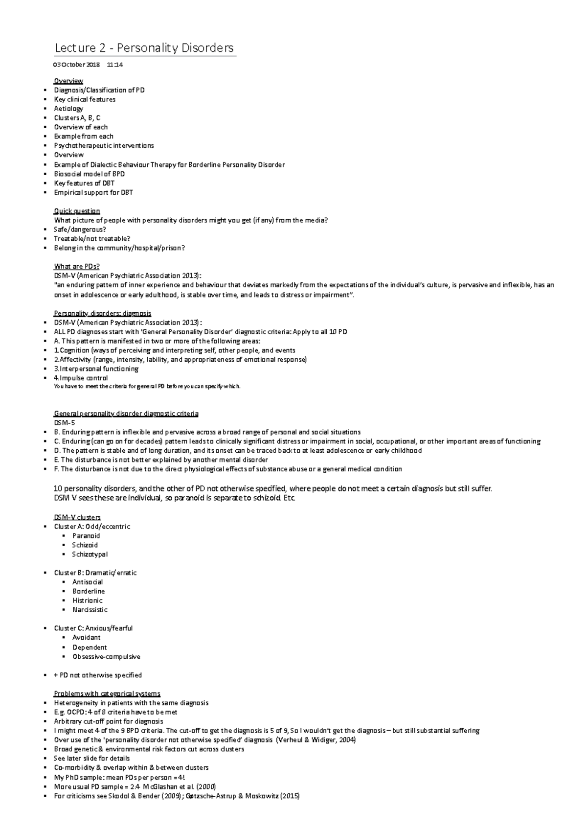 Personality disorder - Diagnosis, about, models of causation and ...