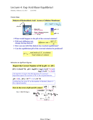 Chem 152 Final Review - Summary General Chemistry Laboratory Ii - 6 ...
