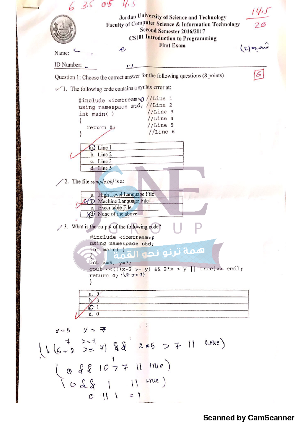 First 2016 (2nd sem) - thank u - Introduction to programming - Studocu