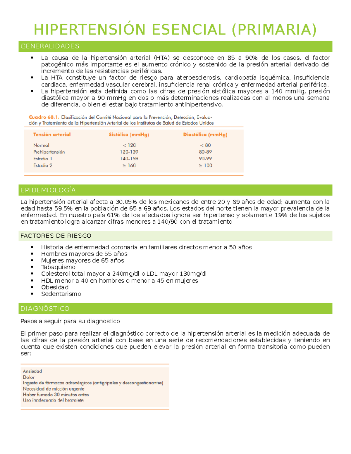 Hipertensión Esencial - HIPERTENSIÓN ESENCIAL (PRIMARIA) GENERALIDADES ...