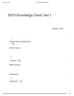 D075 Study Guide - D075 STUDY GUIDE UNIT 2 MODULE 1: Components of IT ...