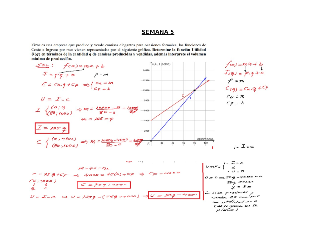 Semana 5 - EXAMEN - SEMANA 5 Zizar es una empresa que produce y vende ...