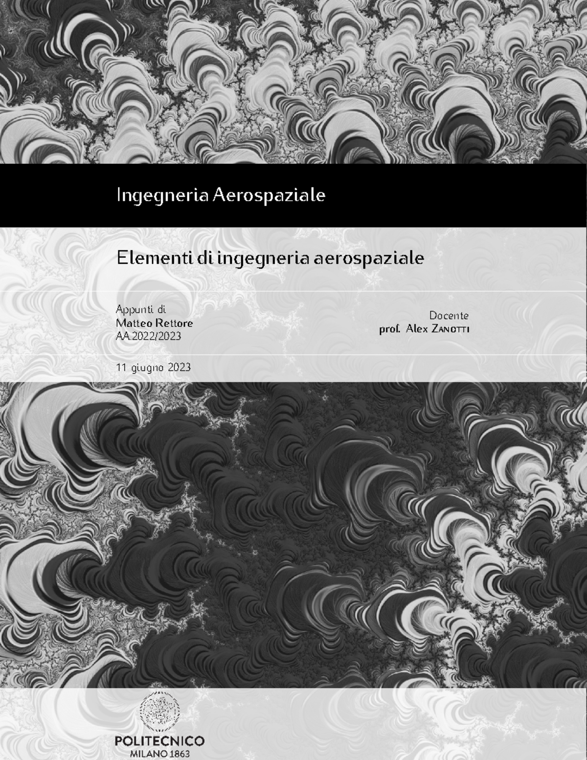 Elementi di ingegneria aerospaziale - Ingegneria Aerospaziale Elementi ...