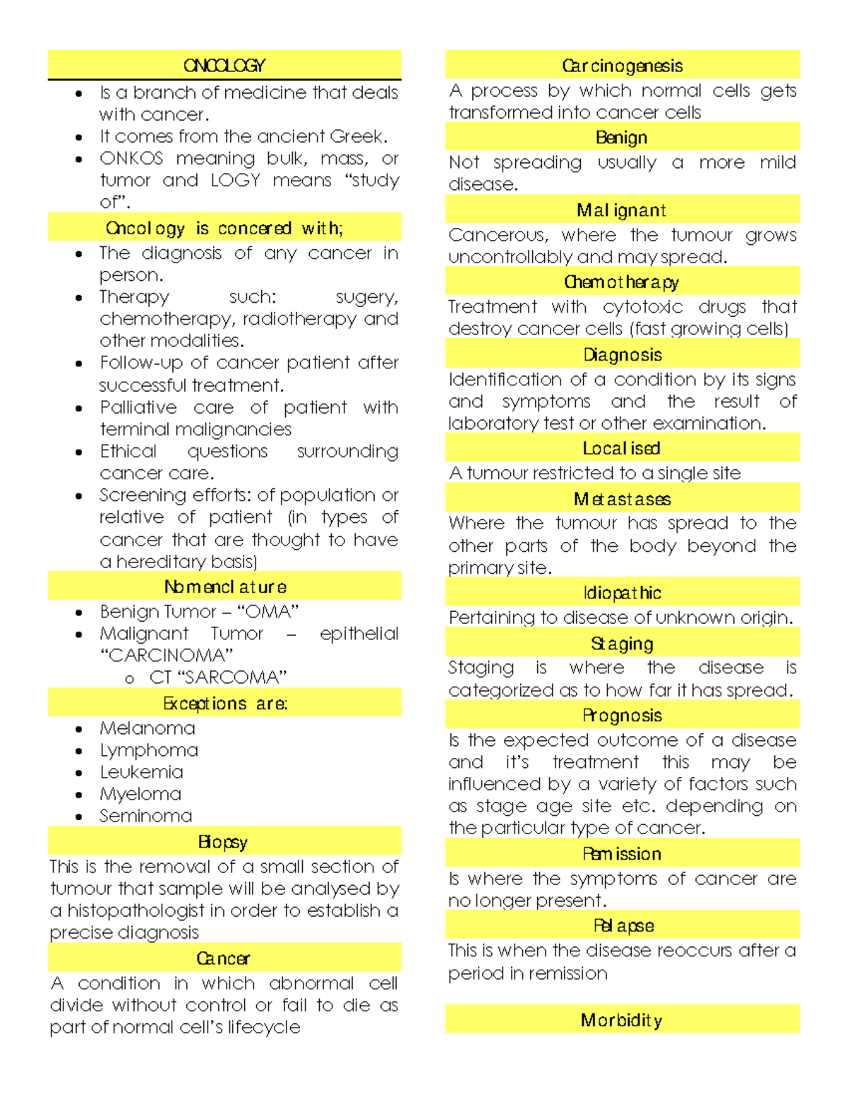 Copy1- Oncology - lecture note for the whole sememester and samplex ...