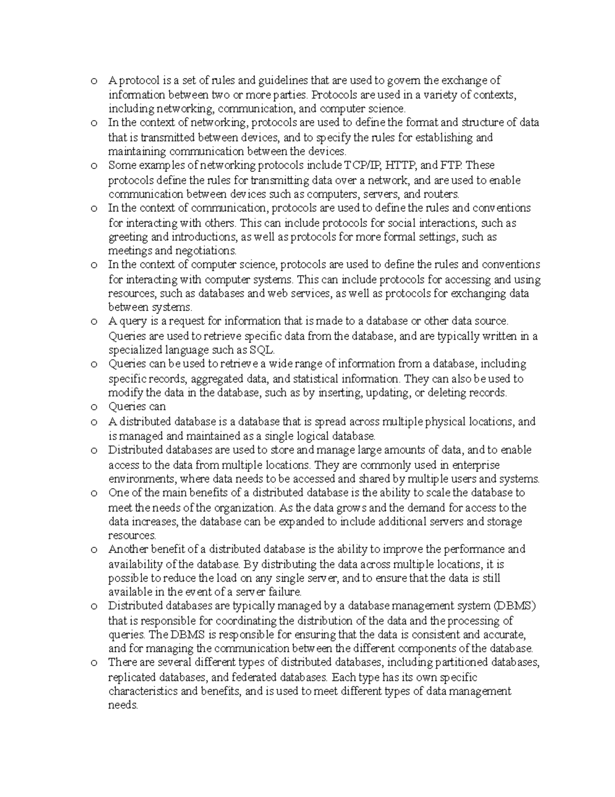 Part 2 Data App Part 2 Data App O A Protocol Is A Set Of Rules And Guidelines That Are Used