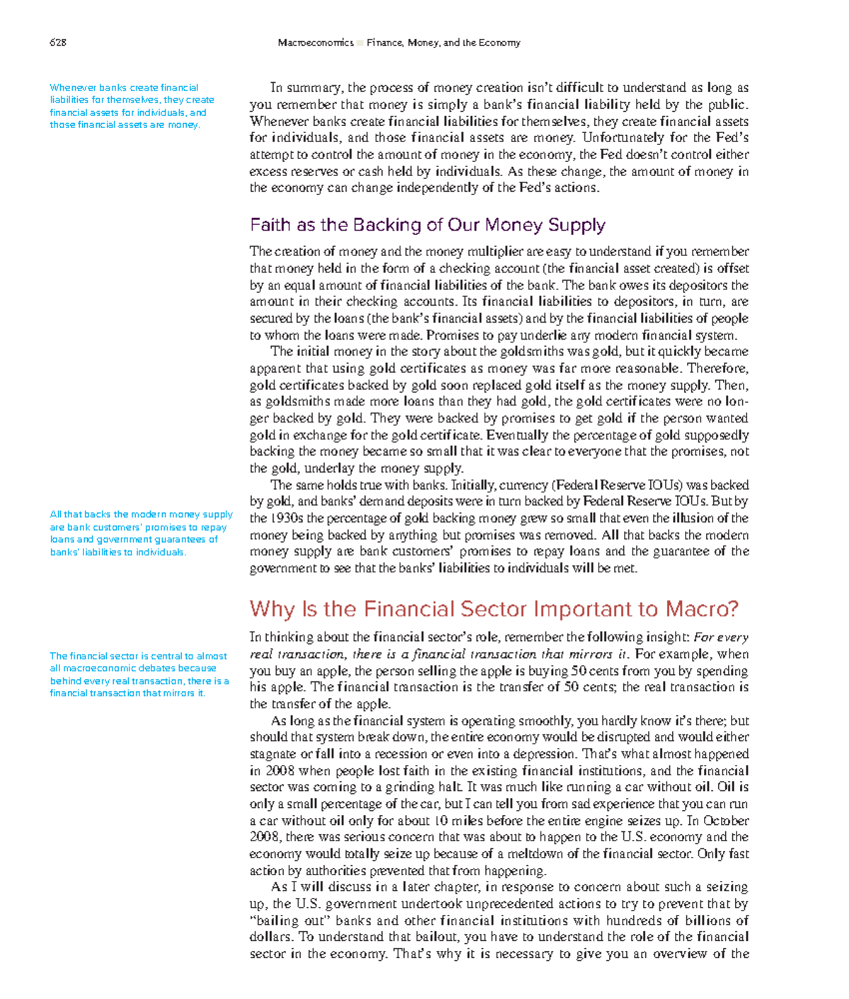 Economics-241 - n/a - 628 Macroeconomics Finance, Money, and the ...