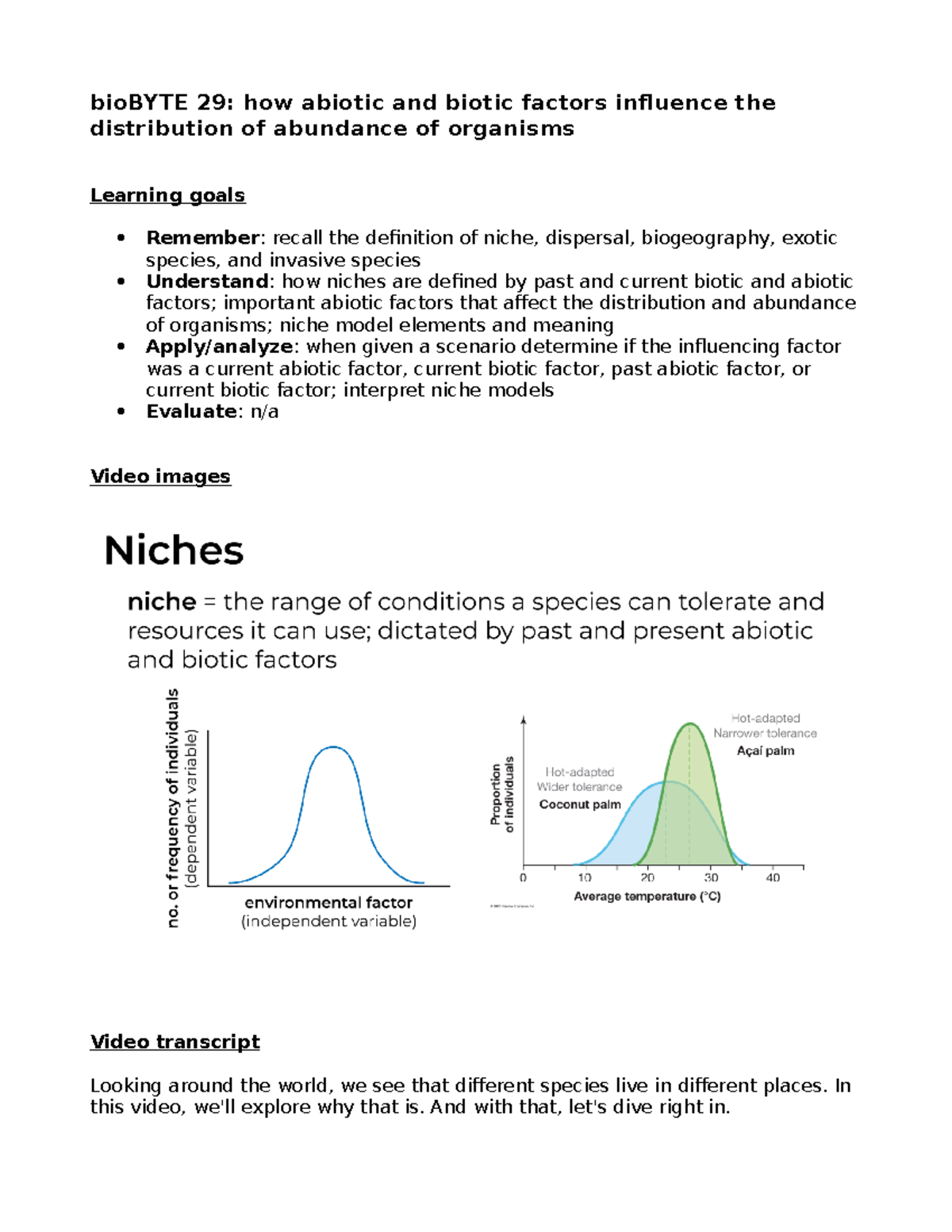 1802.Notes guide.bio BYTE 29 - bioBYTE 29: how abiotic and biotic ...