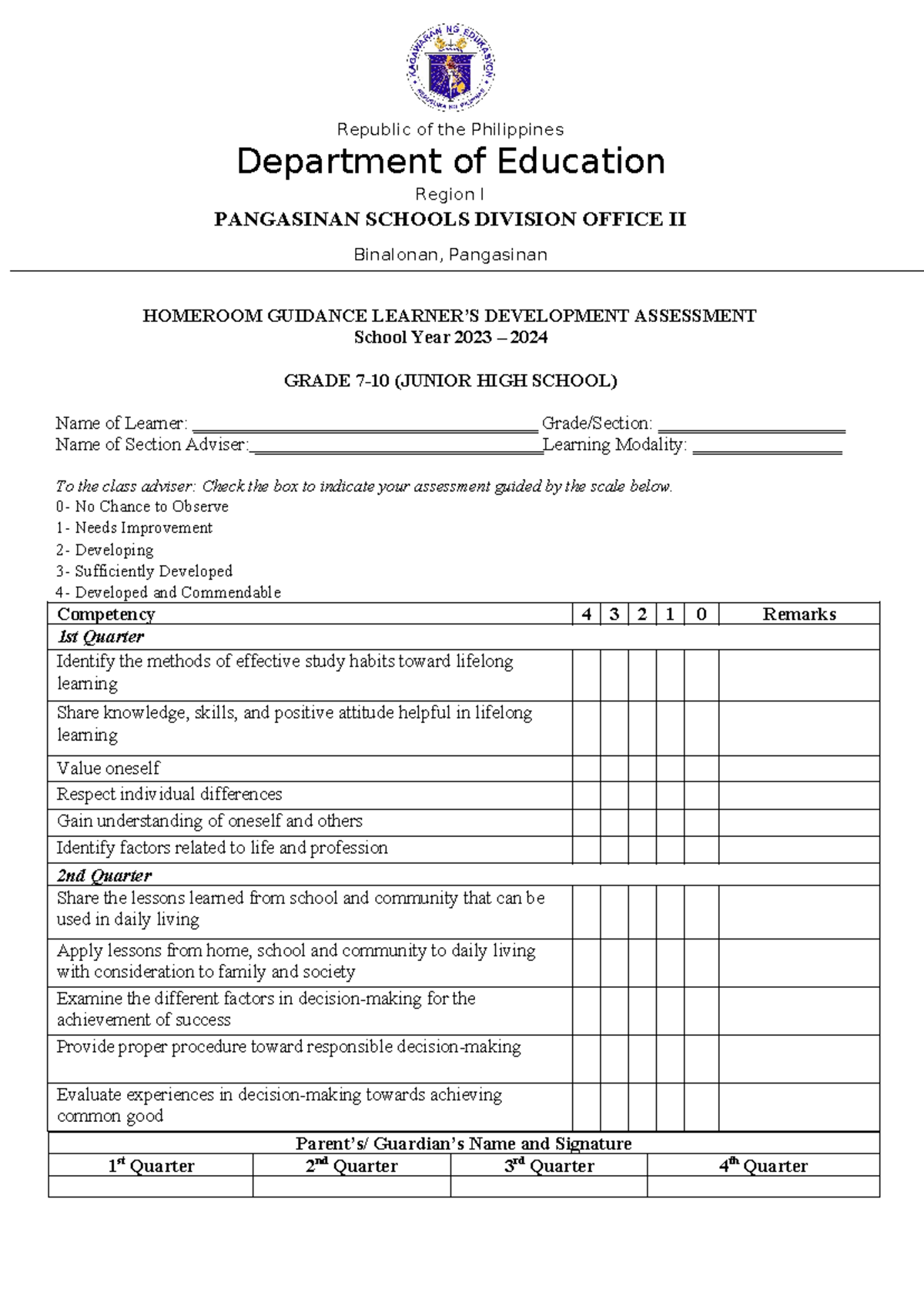 LDA-JHS-2pages-back-to-back-printingNib - Republic of the Philippines Department of Education ...