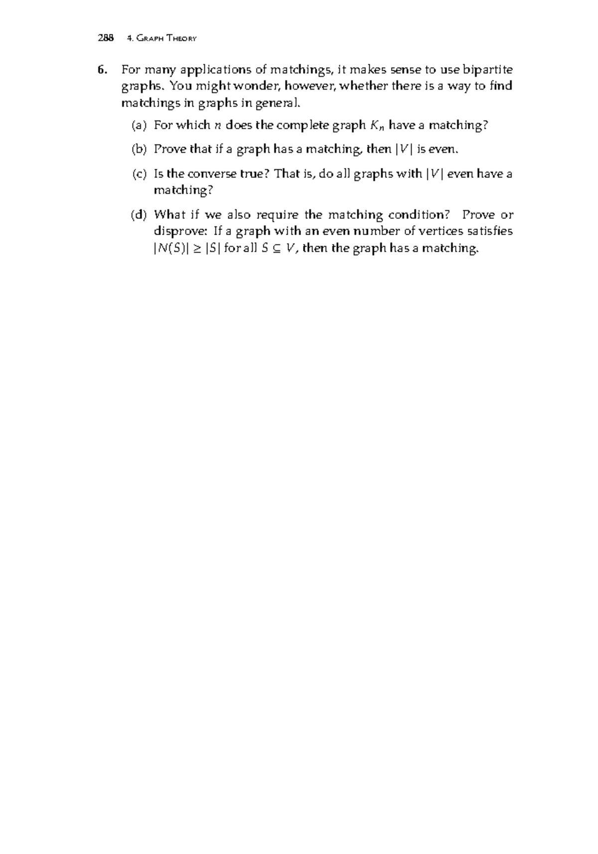 Discrete mathematics-102 - 288 4. Graph Theory For many applications of ...