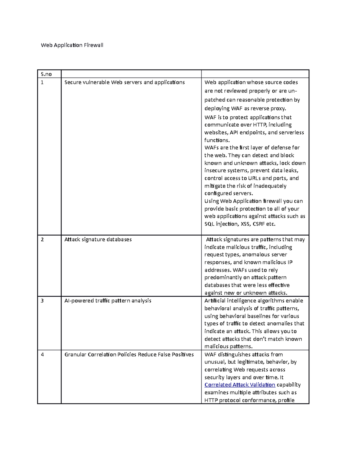 Web Application Firewall - WAF is to protect applications that ...