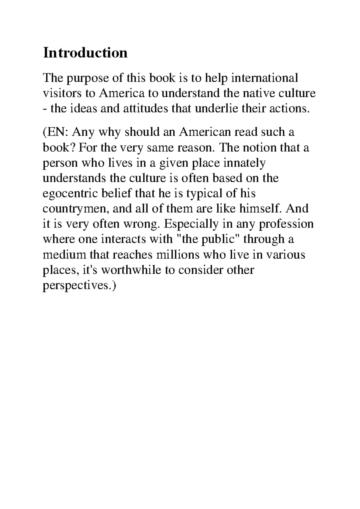 Us culture Intro - ,i_ugh - Introduction The purpose of this book is to ...