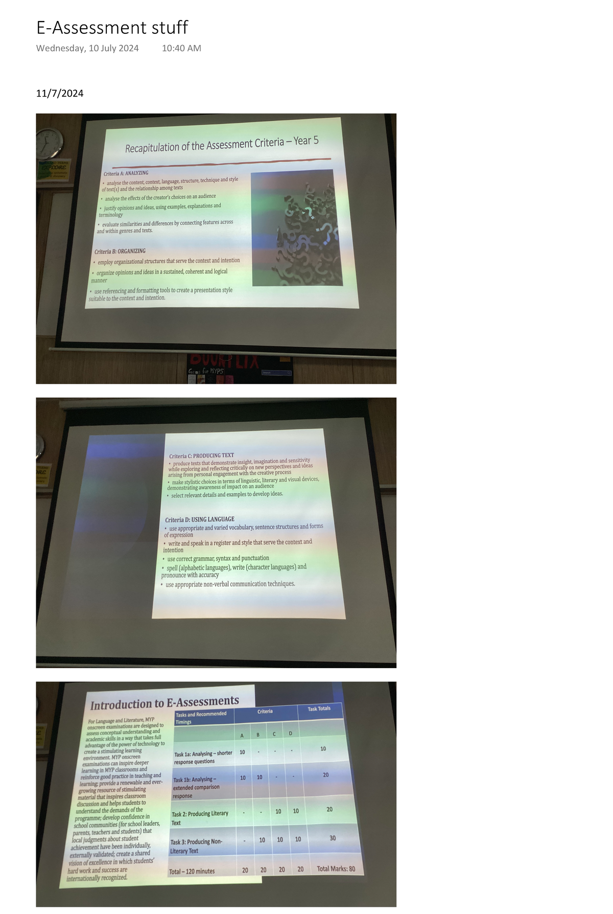 E-Assessment stuff - JHHB - stuff Wednesday, 10 July 2024 10:40 AM ...