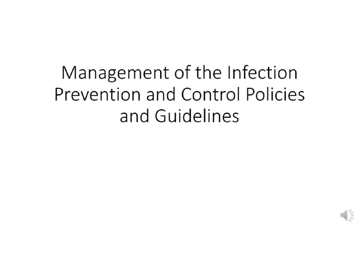 IPC 2 IPC Management - these are notes for the IPC exam to continue UWI ...