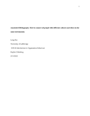 Assignment 1 F23 - Extended Summary - Assignment 1: Extended Summary ...