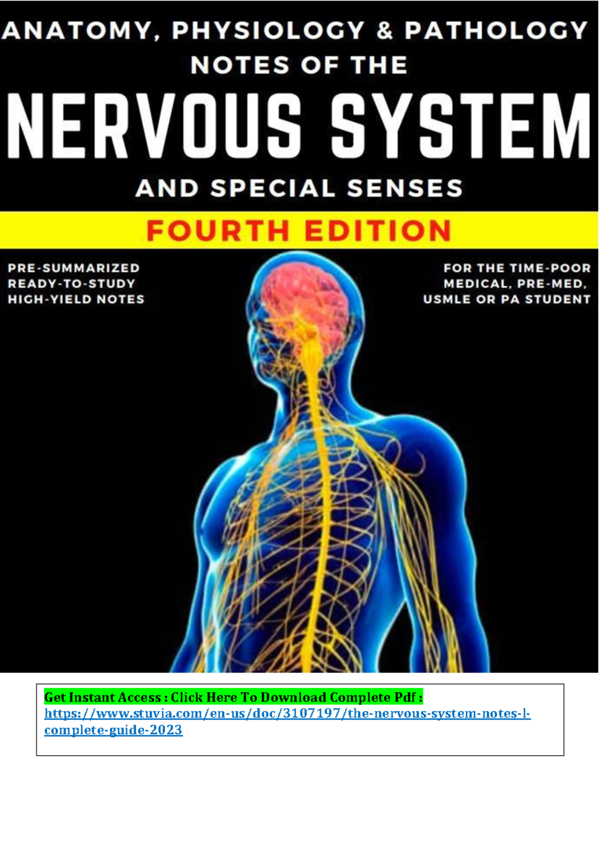 The Nervous System Notes - Get Instant Access : Click Here To Download ...