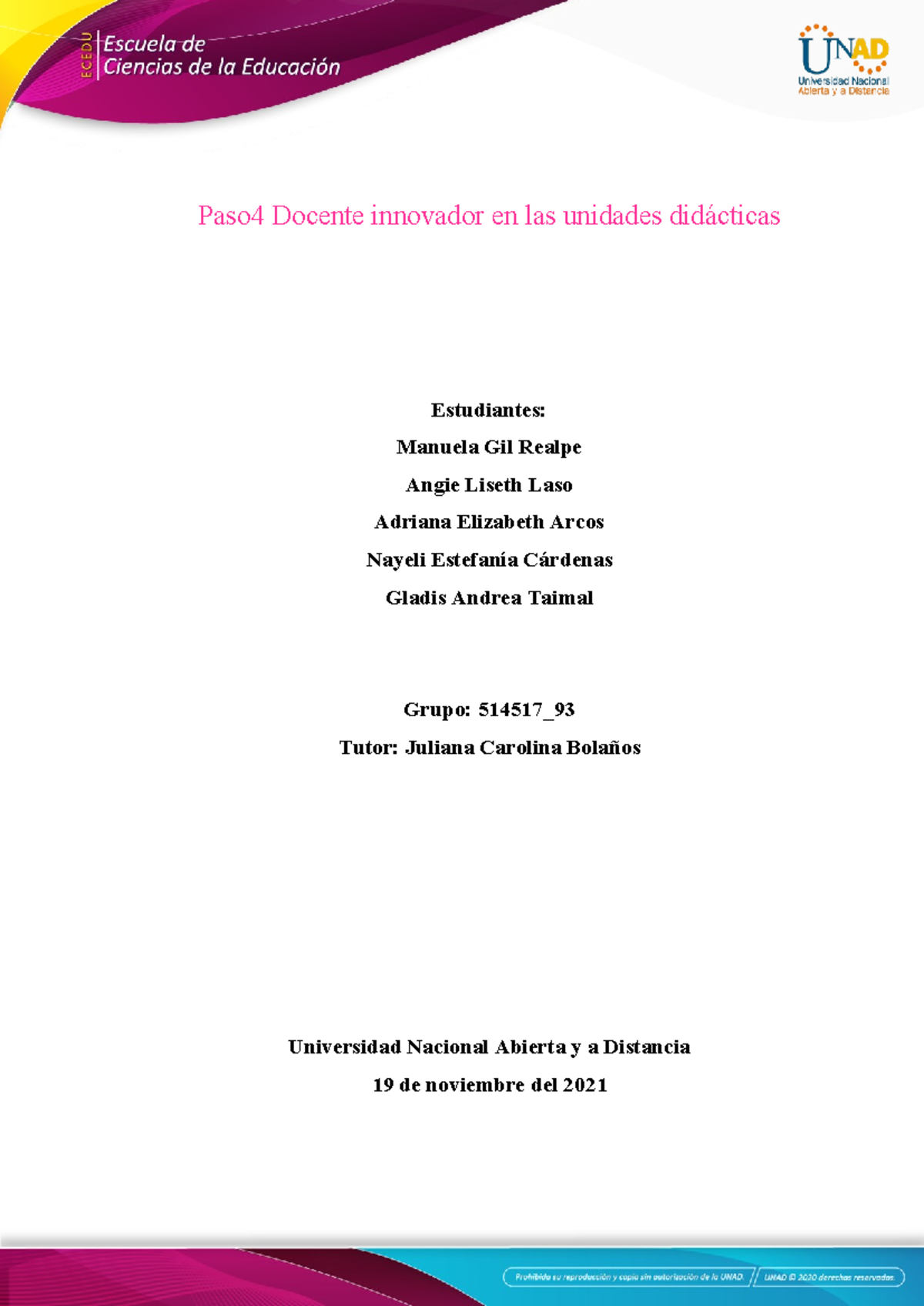 Cuartilla - Resumen - Paso4 Docente innovador en las unidades ...