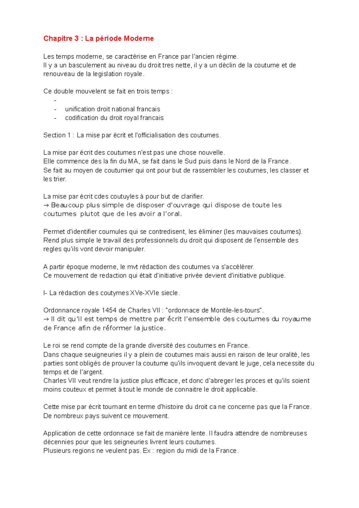 L’ Époque moderne - Chapitre 3 : La période Moderne Les temps moderne ...