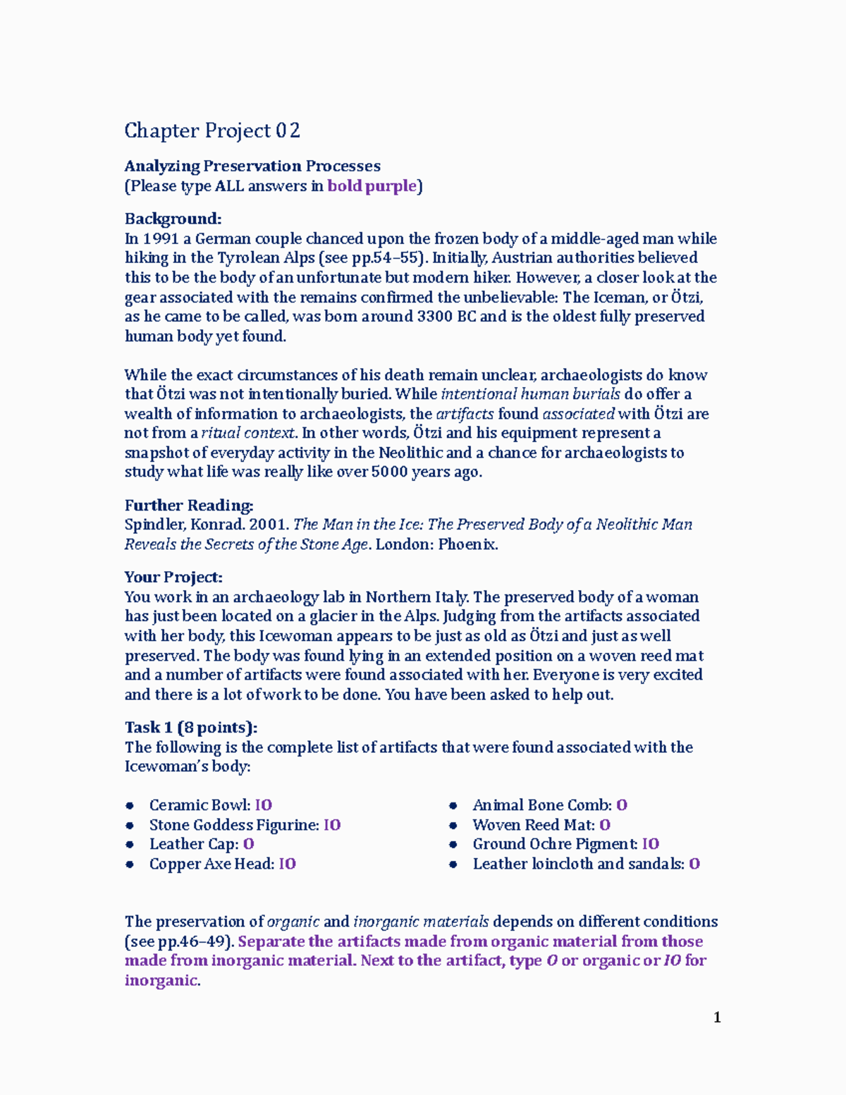 Chapter Project 02 - Initially, Austrian authorities believed this to be the body of an ...