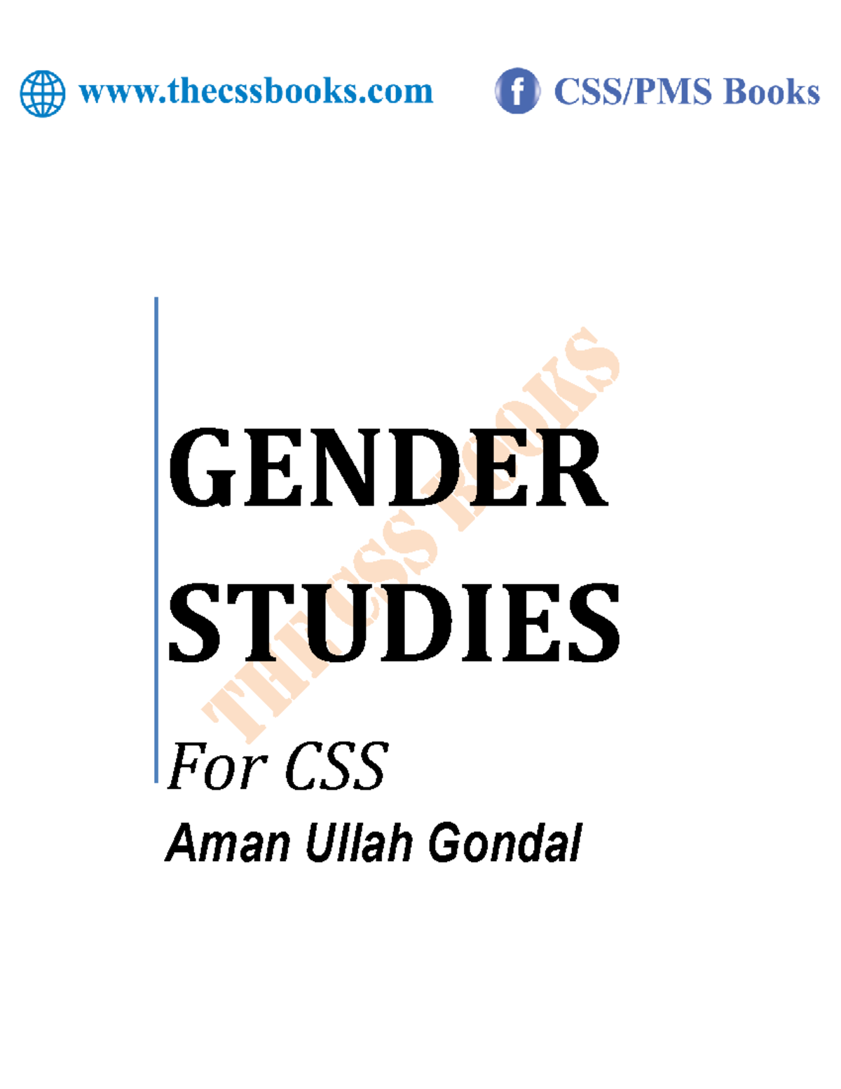 Gender Studies by Amanullah Gondal NOA Book - GENDER STUDIES For CSS Aman Ullah Gondal TABLE OF ...