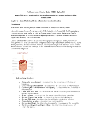 MDC 2 Exam 1 Study Guide - mdc2 exam 1 - NUR2392 - Studocu