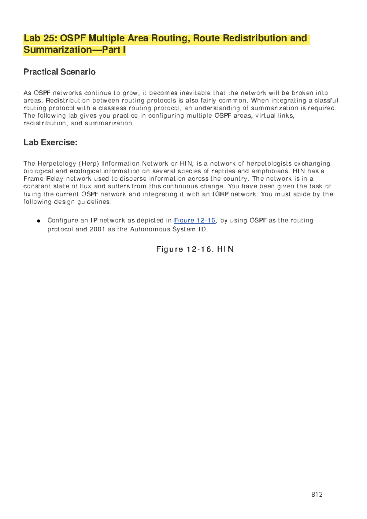 Chapter 12 Link State Protocols Open Shortest Path First Part 5 Lab 25 Ospf Multiple Area