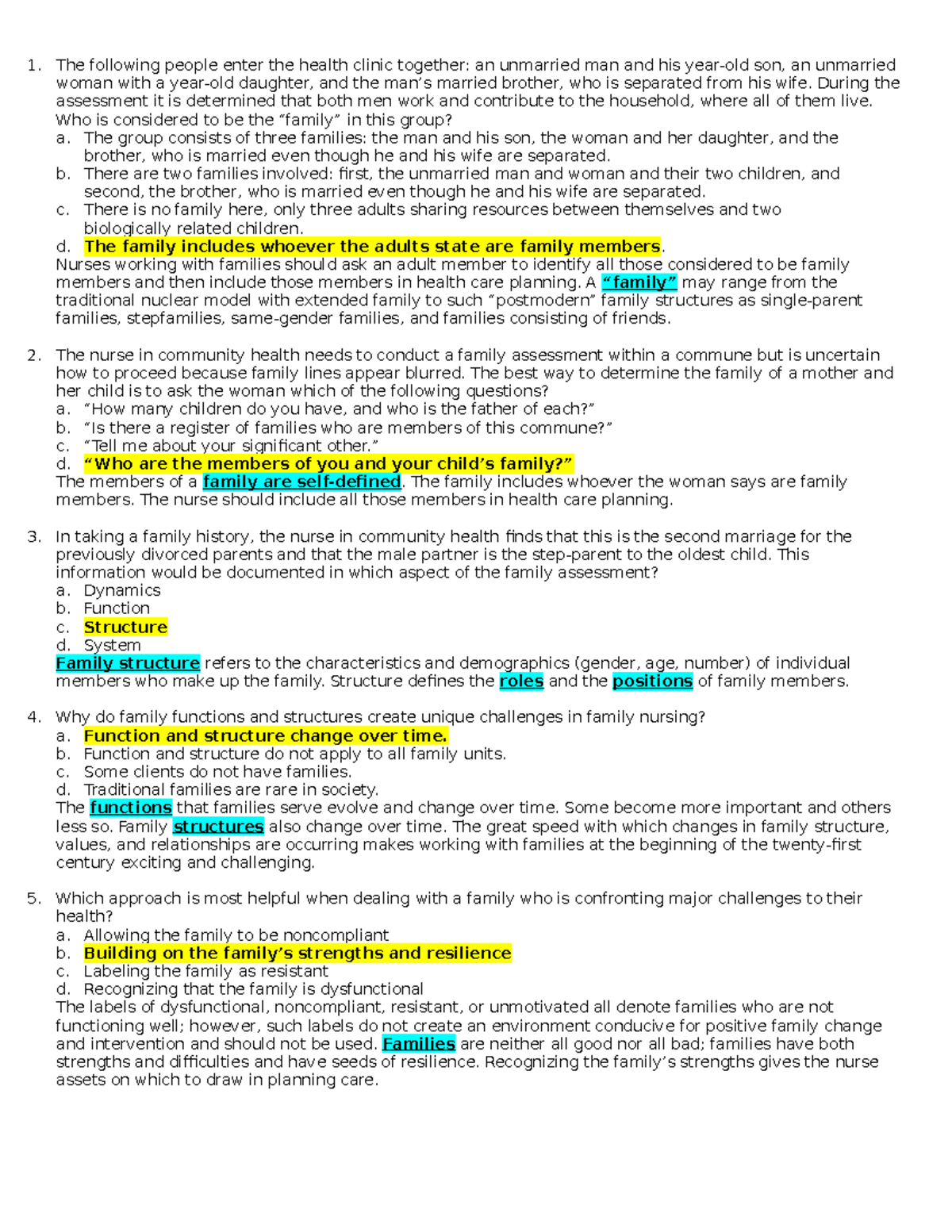 Chapter 18 Family Development and Family Nursing Assessment - The ...