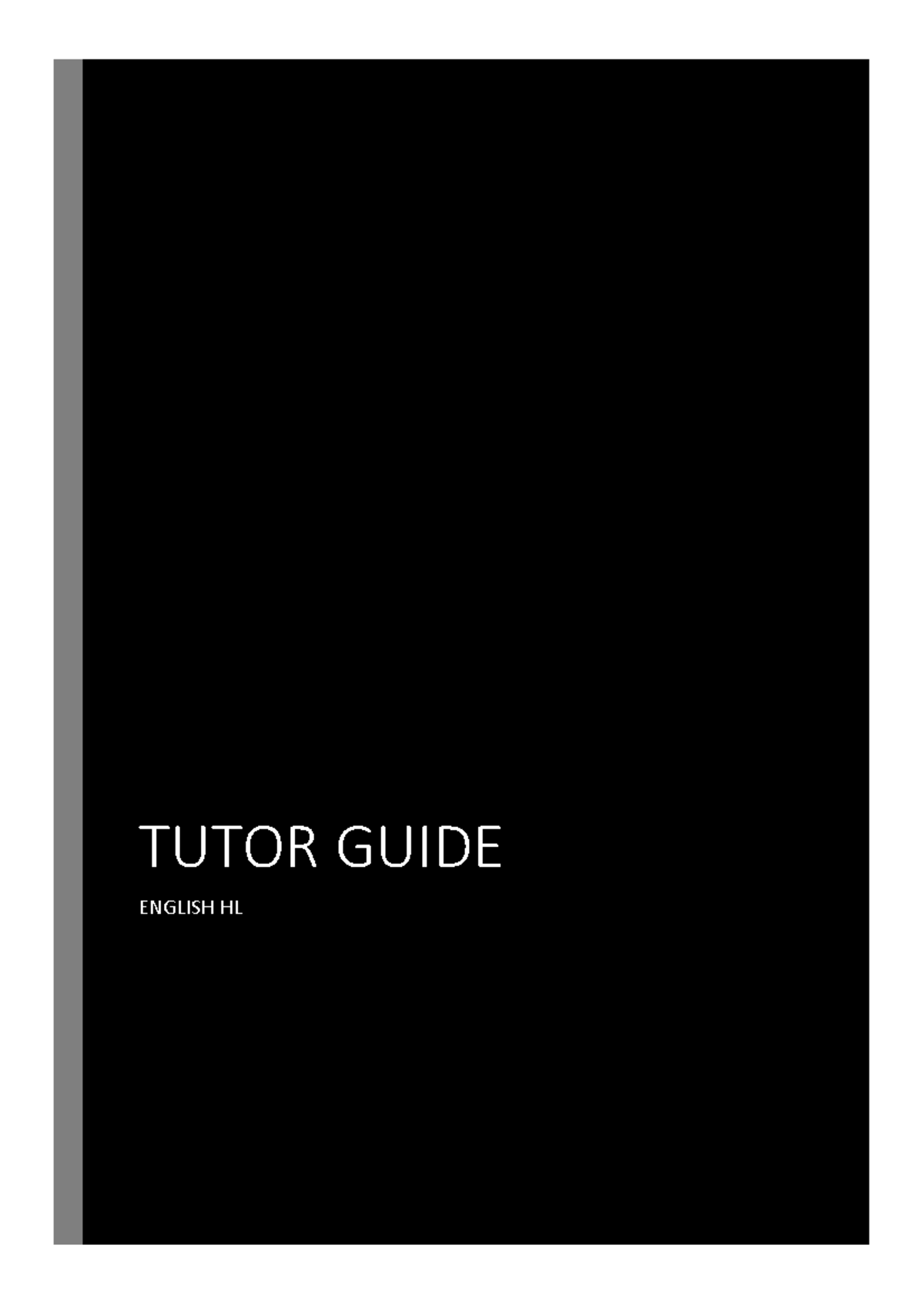 SSIP Tutor Guide Final - Okay - TUTOR GUIDE ENGLISH HL How is a Cartoon Analysed? - Studocu