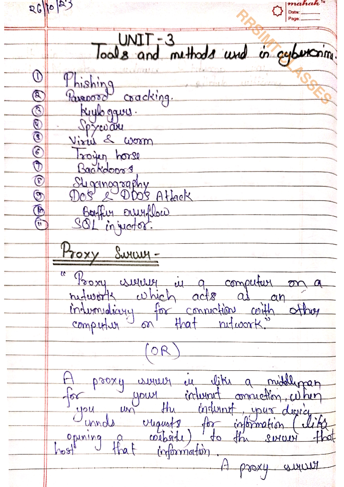 Cyber security unit 3 notes - remote sensing and gis - Studocu