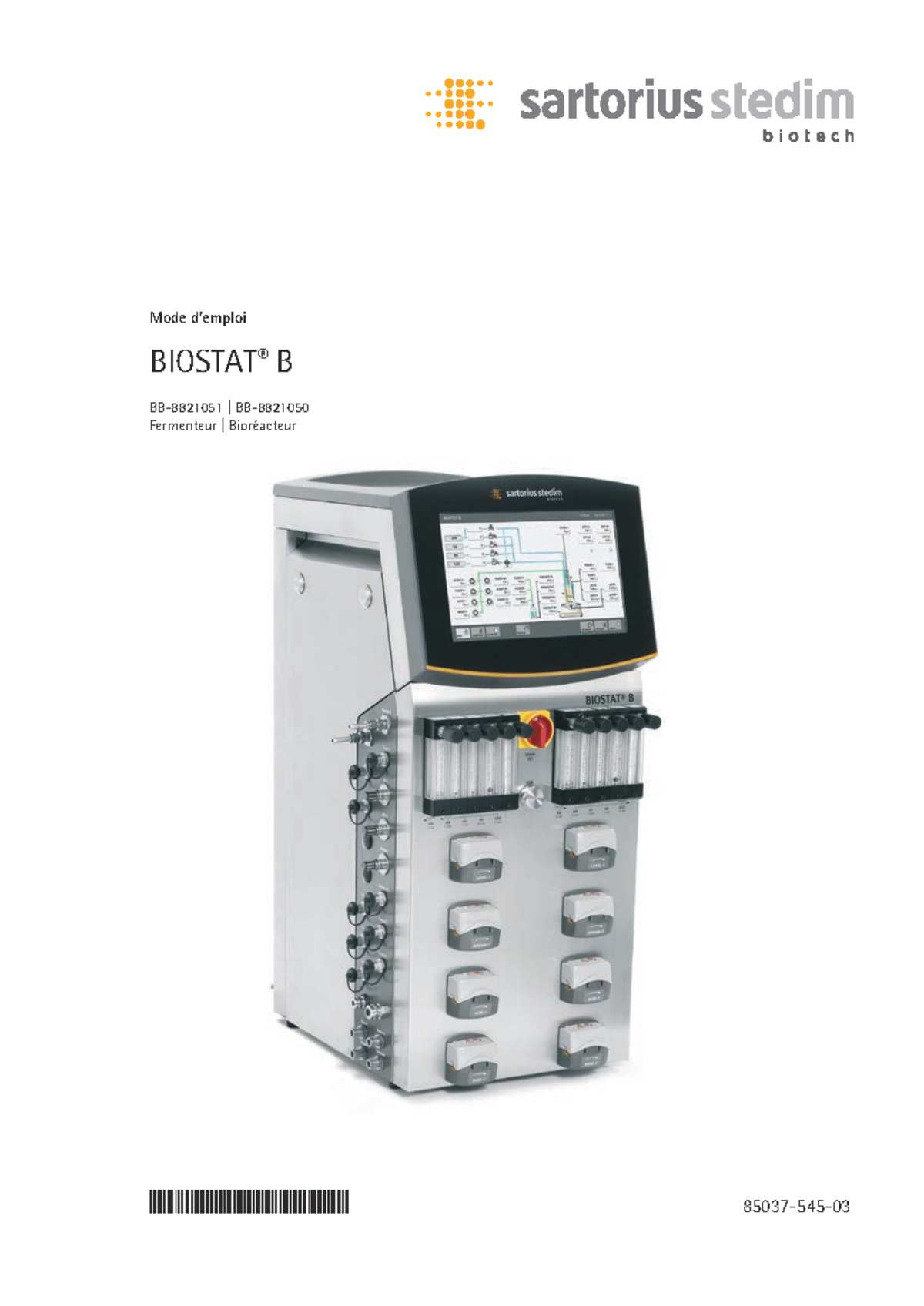Manual Biostat B 2nd-Gen SBT6034-f170704 - Mode d’emploi BIOSTAT ® B BB ...