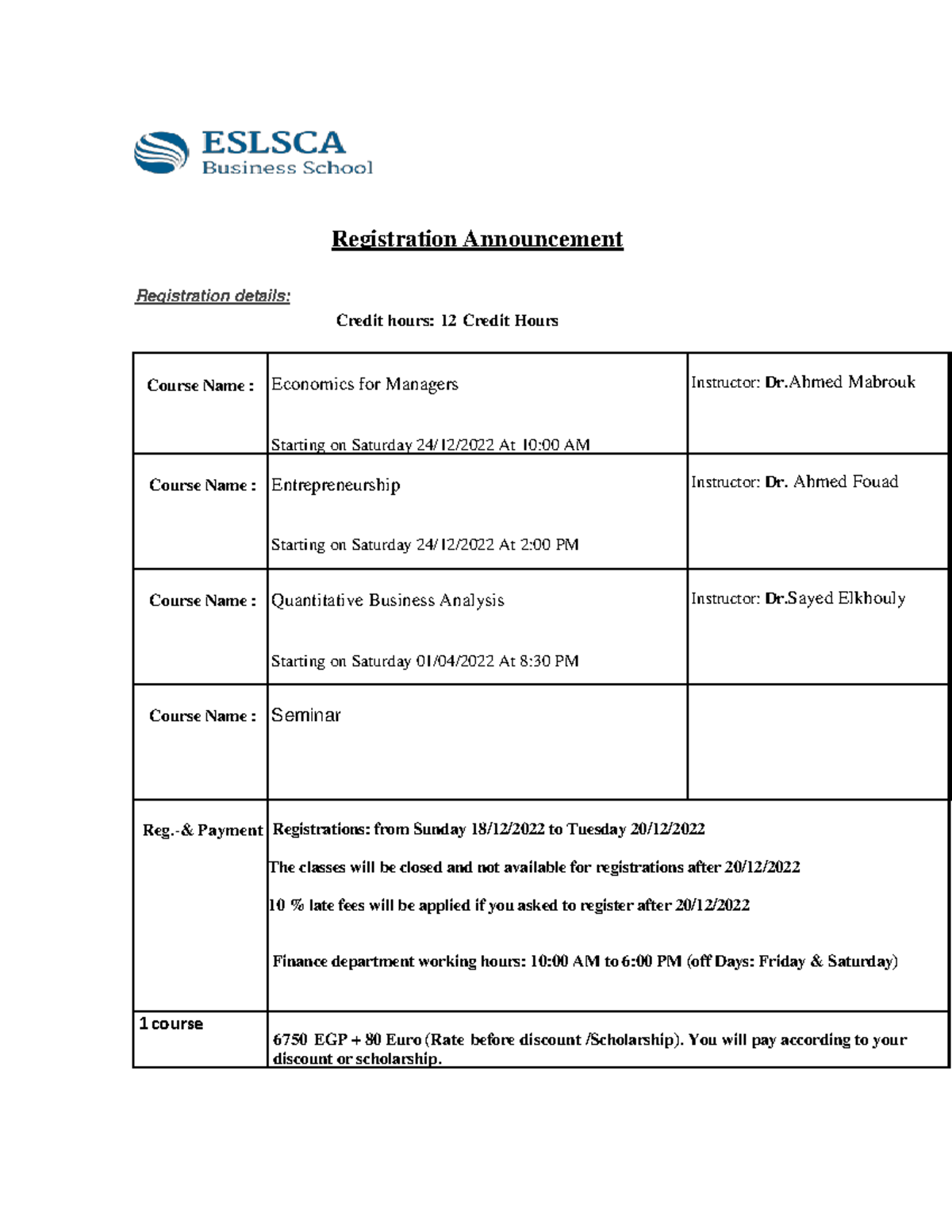 1812883-1 - Test - Registration Announcement Registration details ...