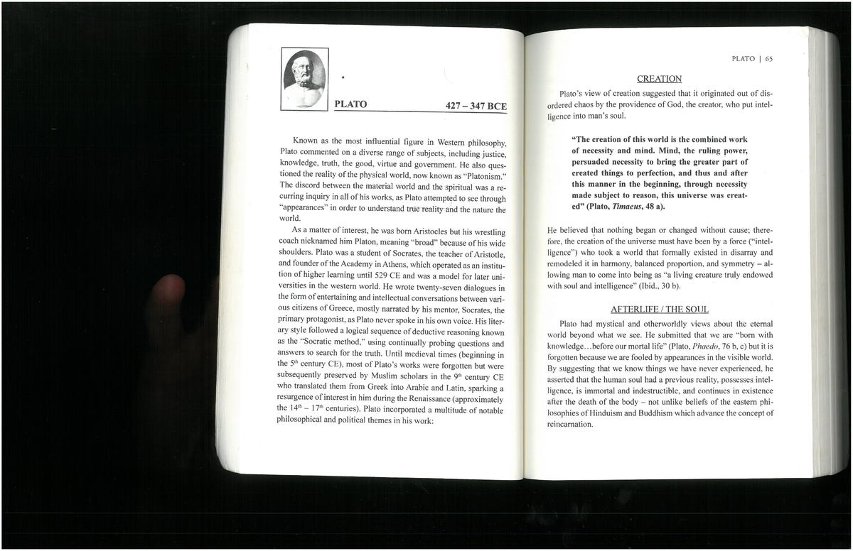 Plato theory - Information Technology - Studocu