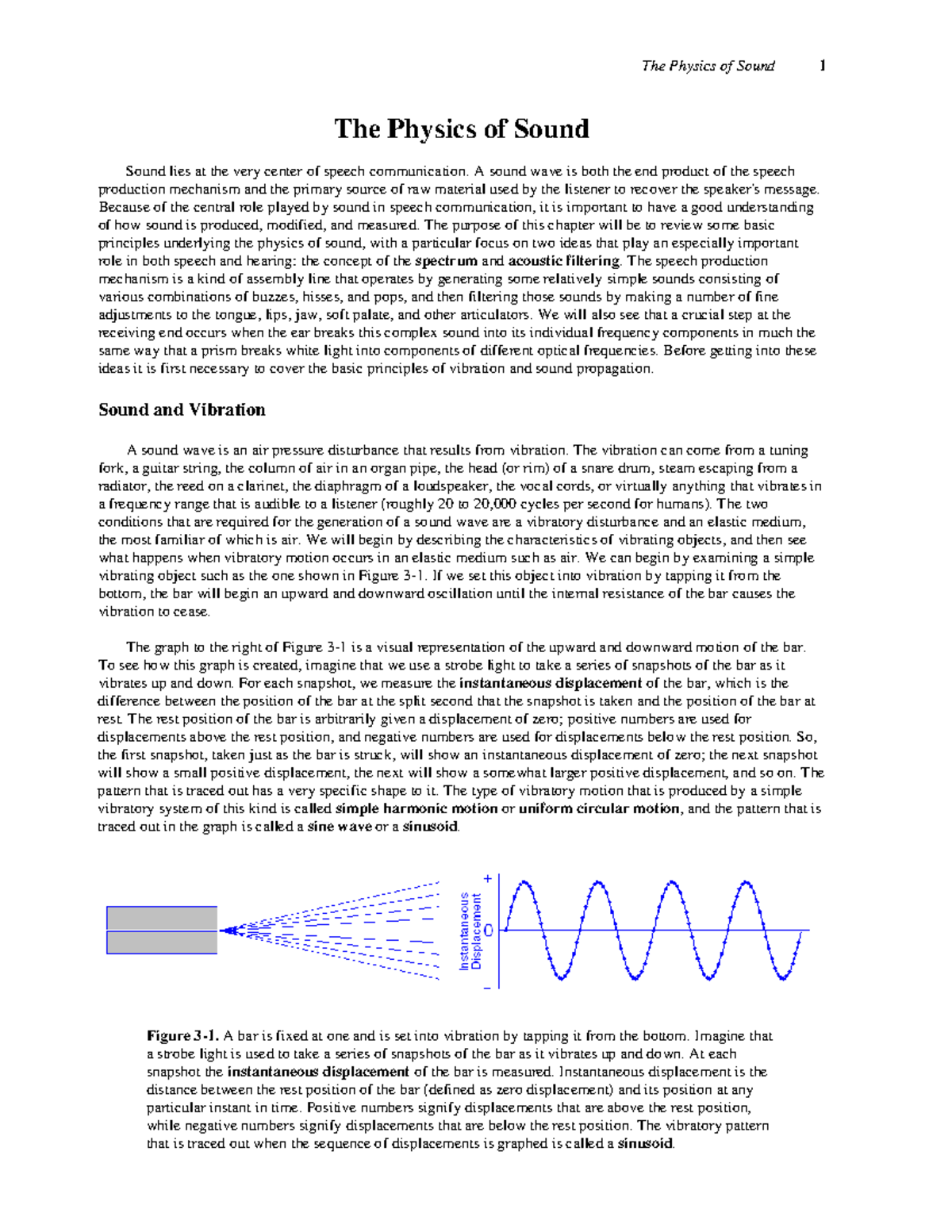 1. The Physics of Sound Author Western Michigan University - The ...