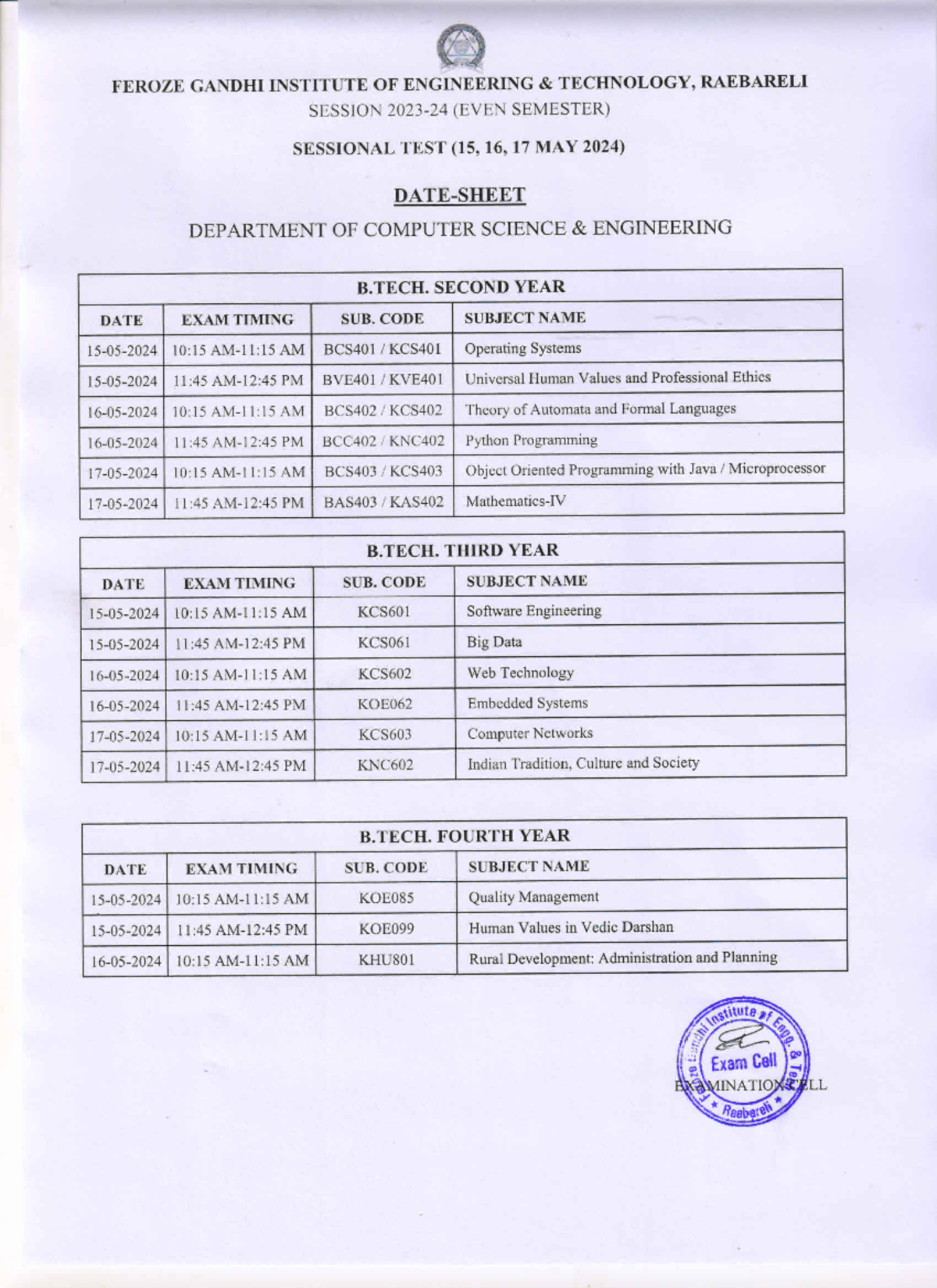 Computer Science & Engineering - Masters of computer applications - Studocu
