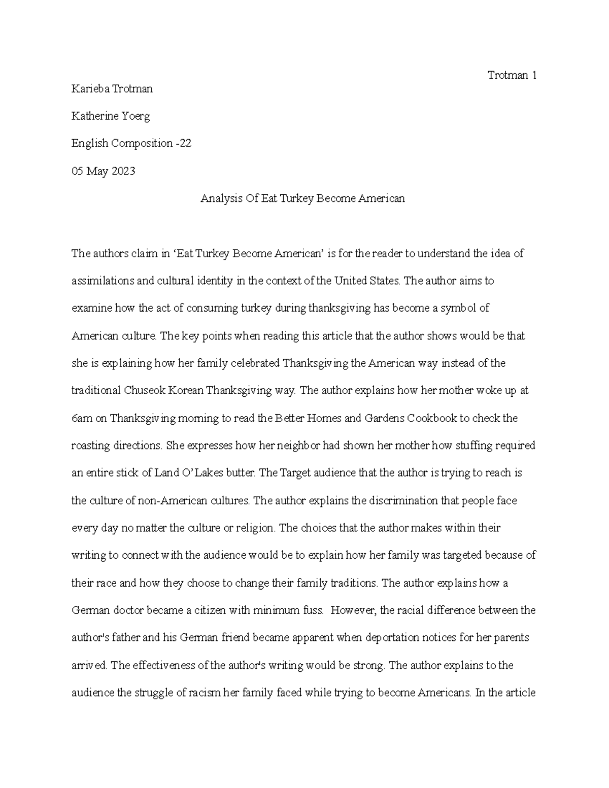 Module 3 Analysis - This assignment helps to analyze and perfect your ...