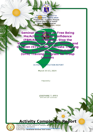 Do2019-0225-A - DOH memo - Republic of the Philippines Department of ...