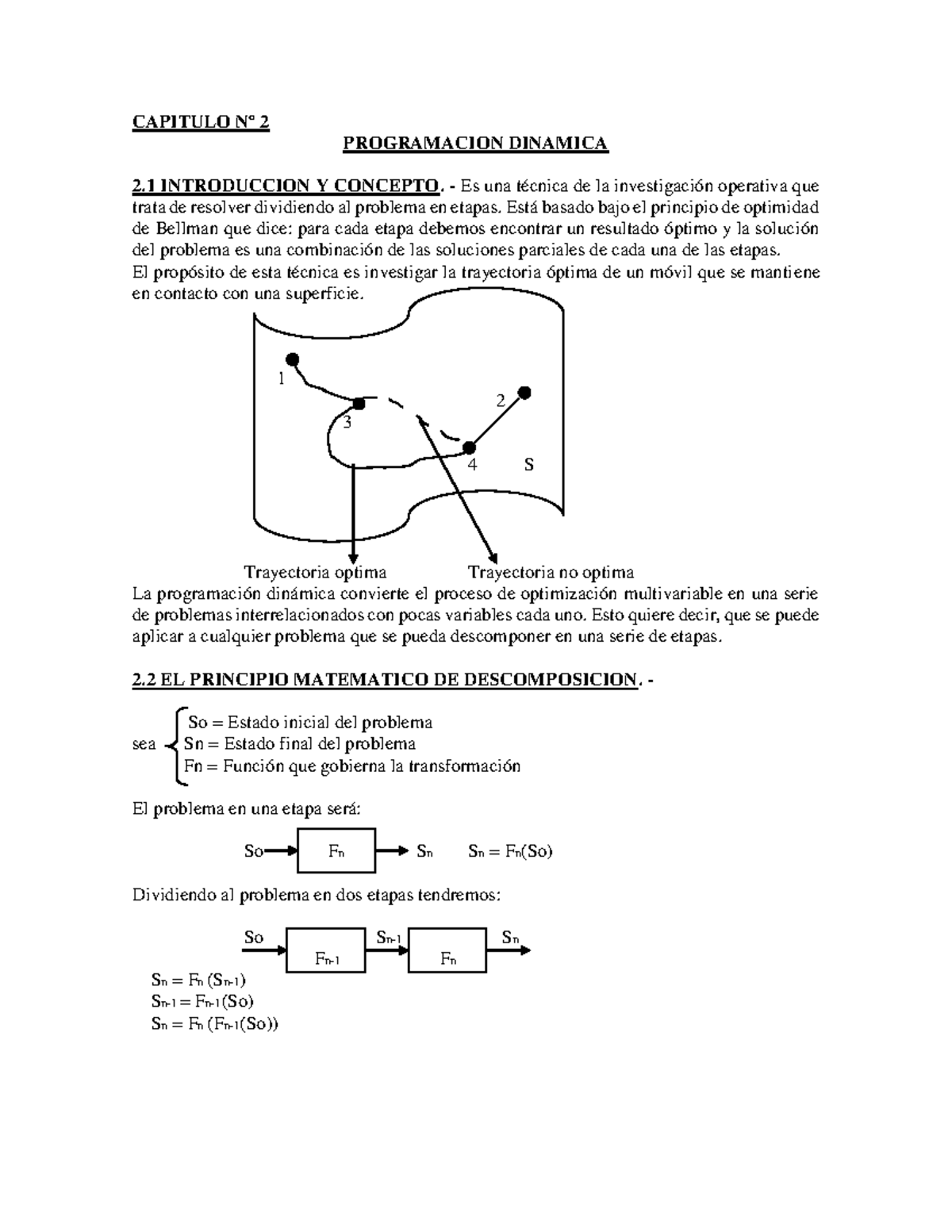 TEMA 2 Programacion Dinamica - LA RUTA + Corta - CAPITULO Nº 2 ...