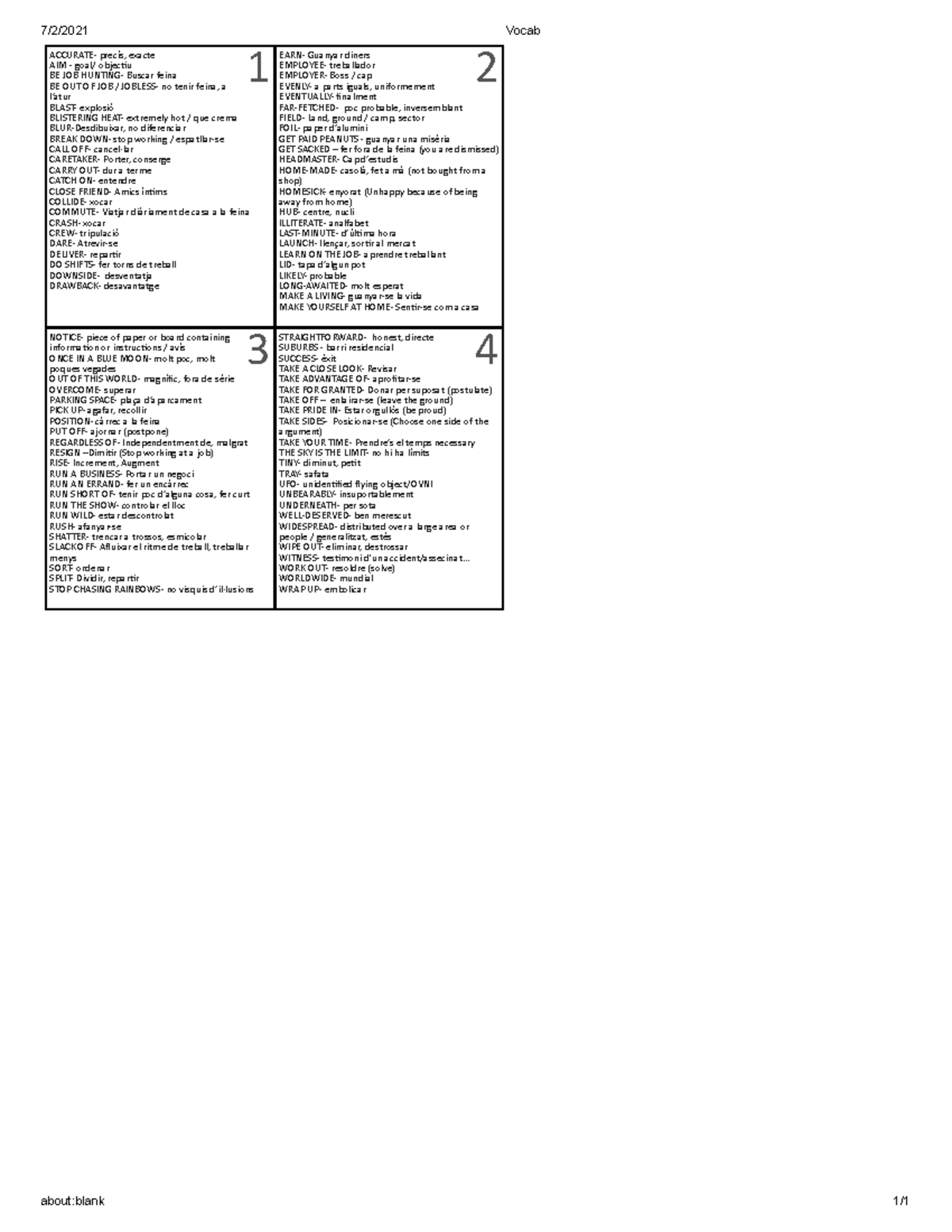 xuleta Vocabulary - 7/2/2021 Vocab about:blank 1/ 1 2 3 4 ACCURATE ...