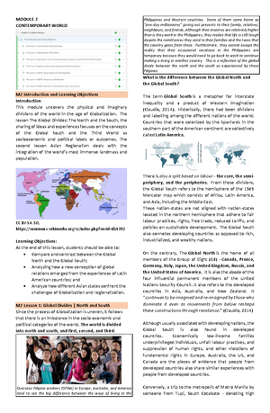 Module 5. Current Trends and Issues - M5 CONTEMPORARY Introduction We ...