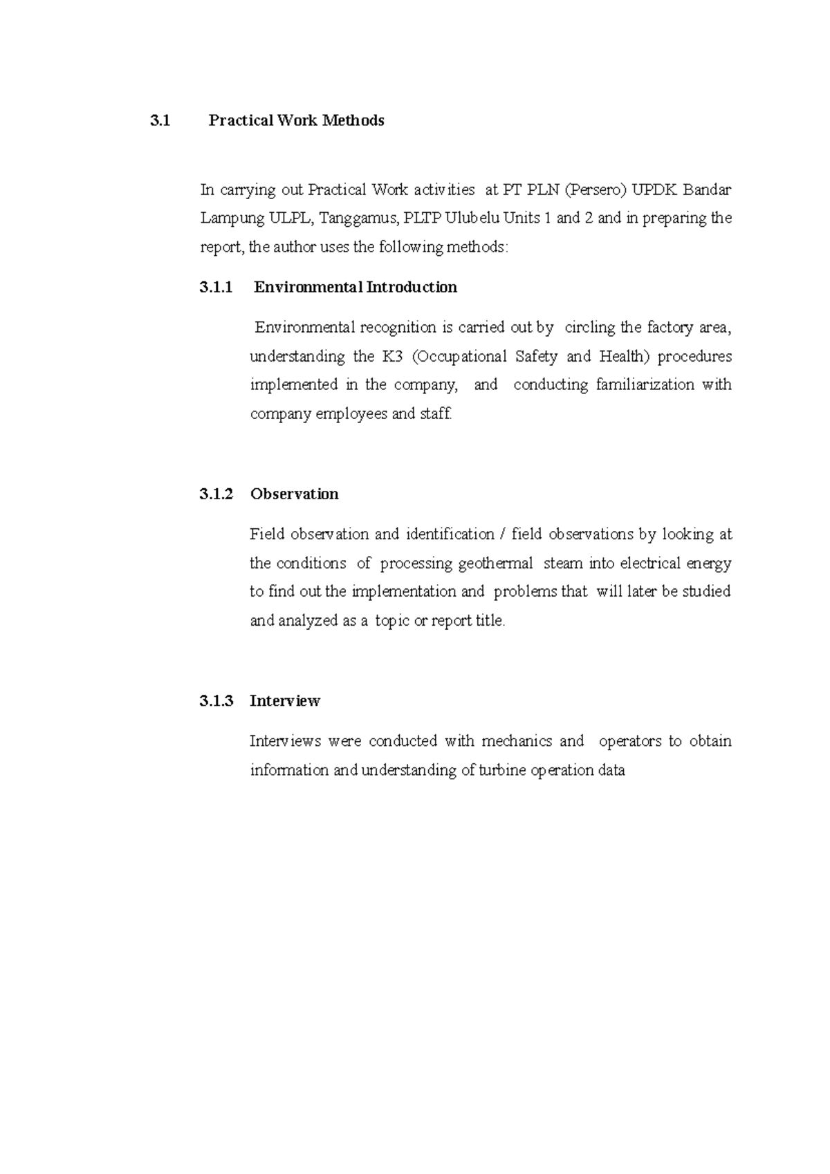 Practical Work Methods P - 3 Practical Work Methods In carrying out ...