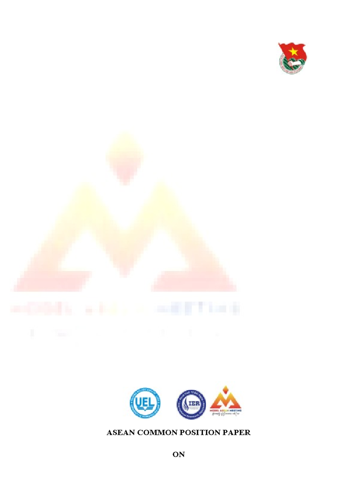 [ Thailand] Socio- Cultural Pillar - ASEAN COMMON POSITION PAPER ON ...