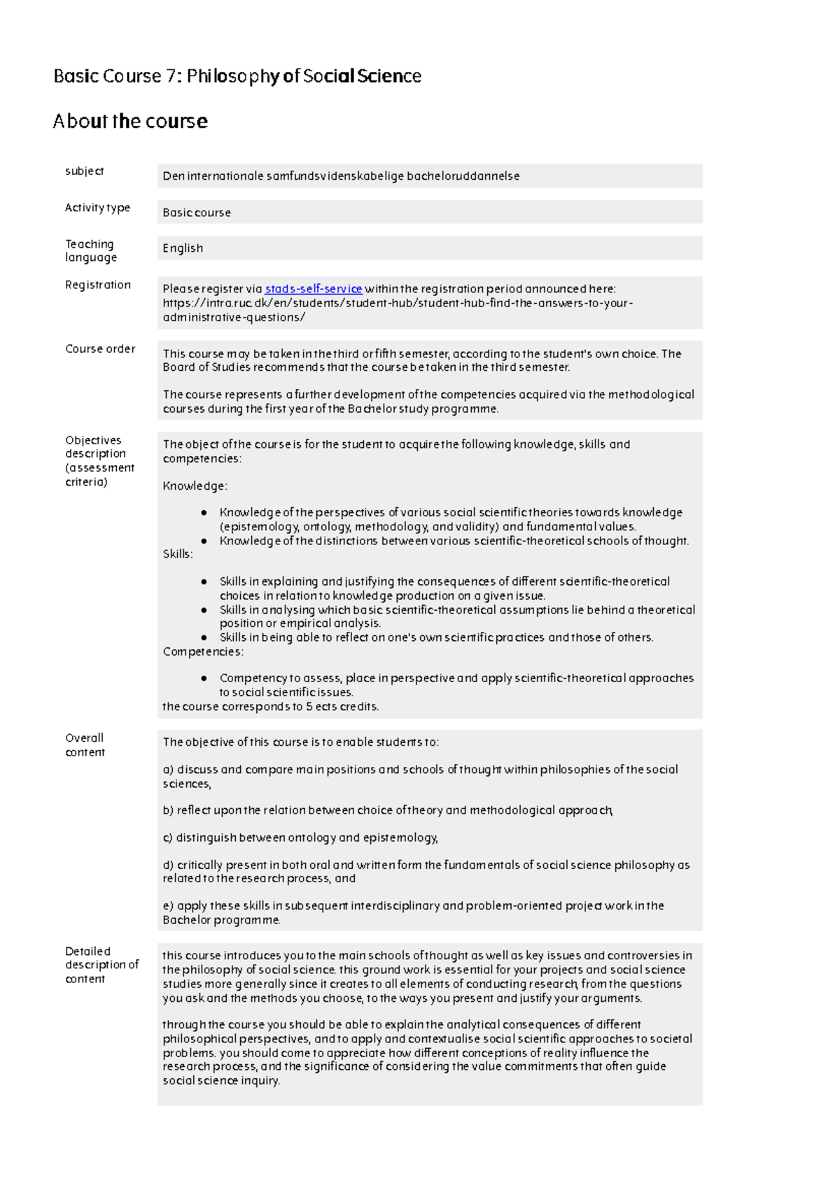 Basic course 7 philosophy of social science - Basic CourBasic Course 7: Philosophse 7 ...