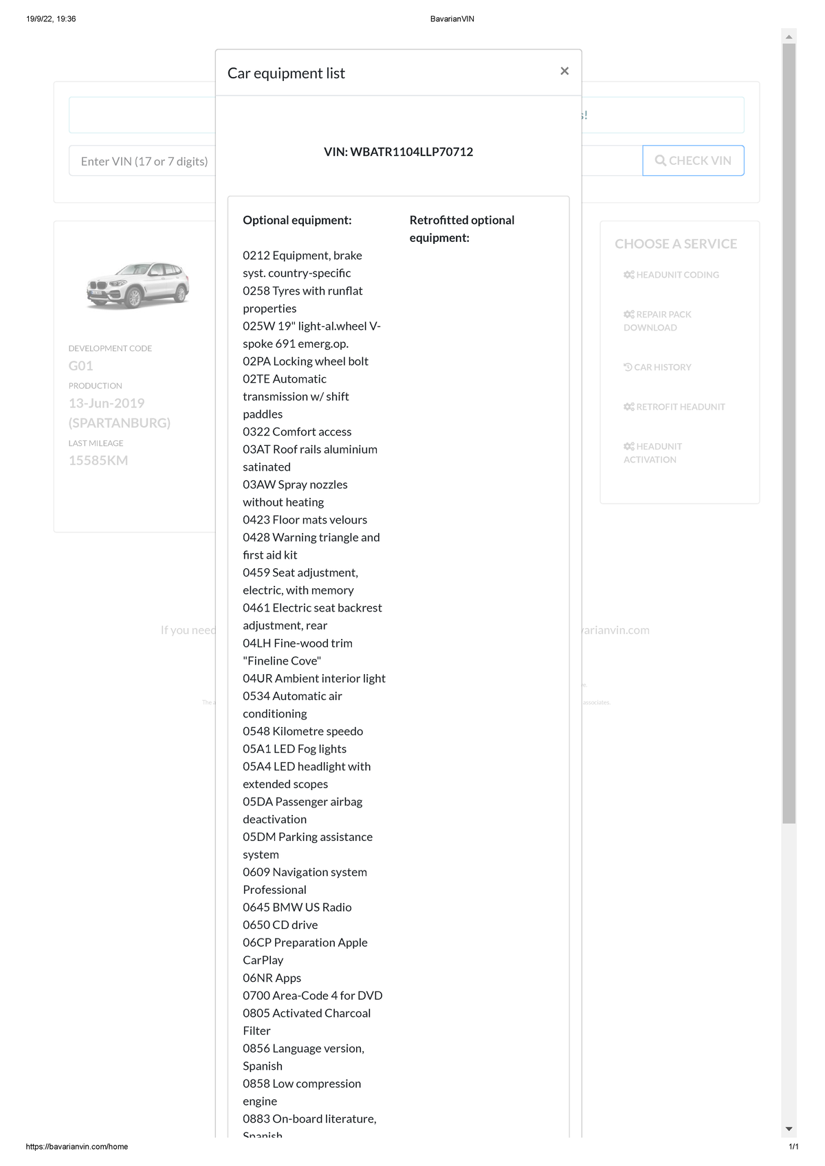Bavarian VIN - asaswefewfwe fewf ewf - 19/9/22, 19:36 BavarianVIN ...