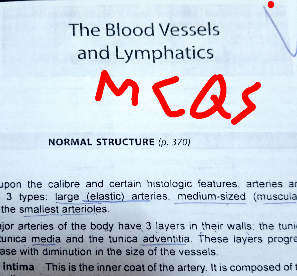 Z Pathology MCQs 221115 000534 - The Blood Vessels and Lymphatics ...