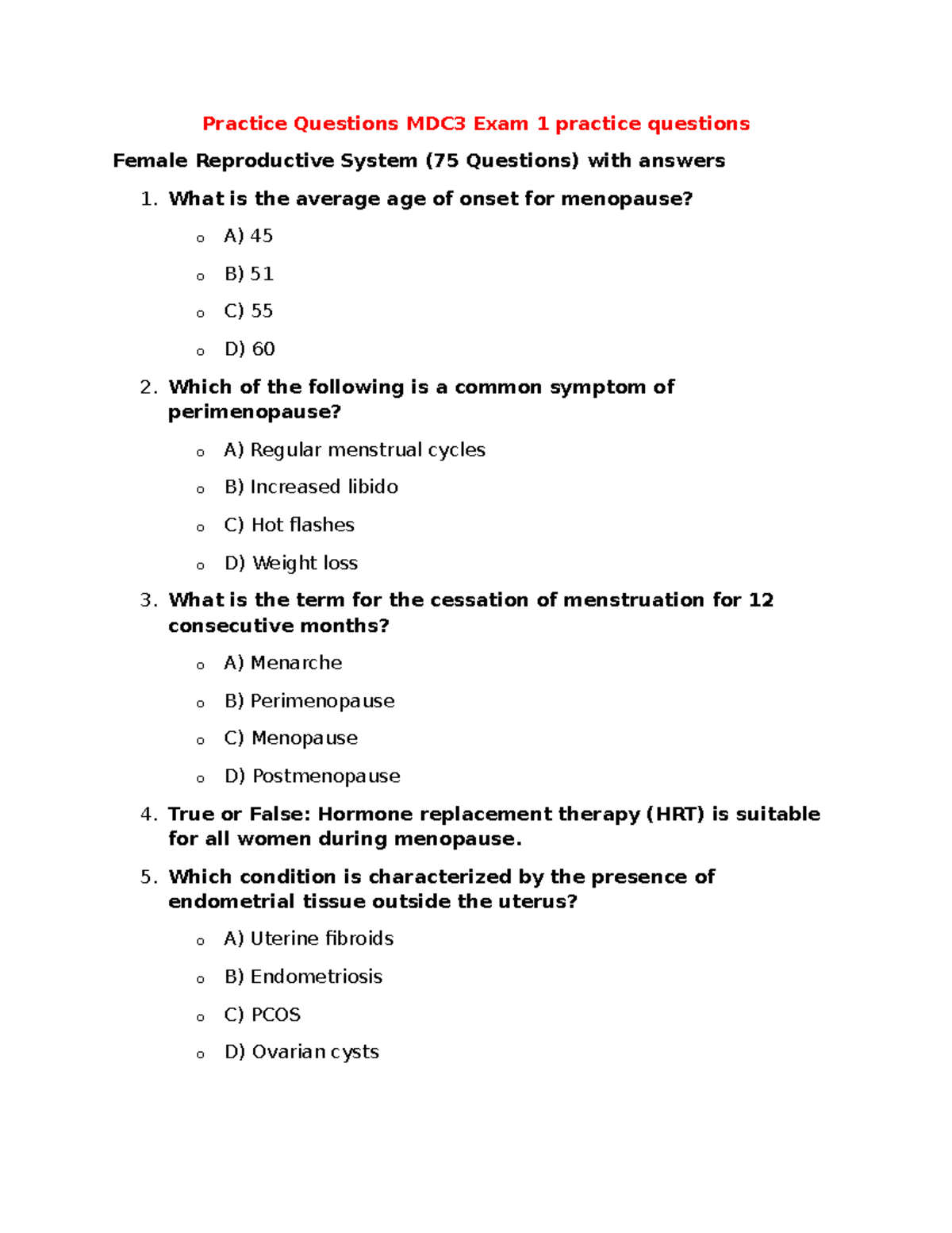 MDC3 Practice Questions Exam 1 - Practice Questions MDC3 Exam 1 ...