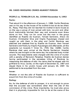 Format OF A CASE Digest - FORMAT OF A CASE DIGEST TITLE: Include the ...