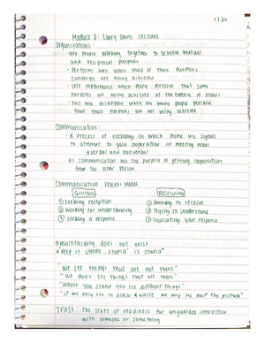 Module 6: Getting things done through others - MGMT 326 - Studocu